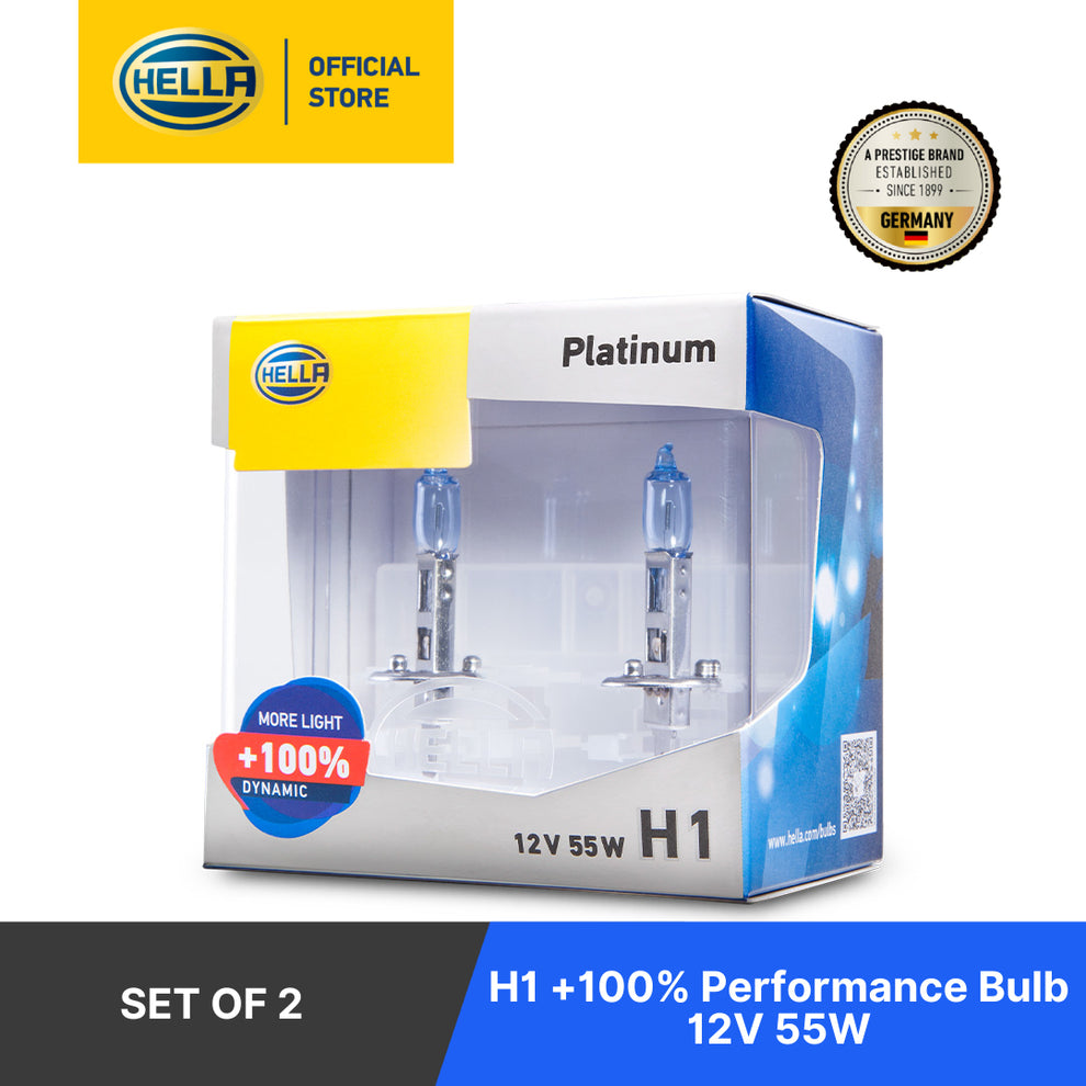 Hella Performance Bulb Range +100% Brightness (2 Bulbs) - 7 Fitting Ty ...